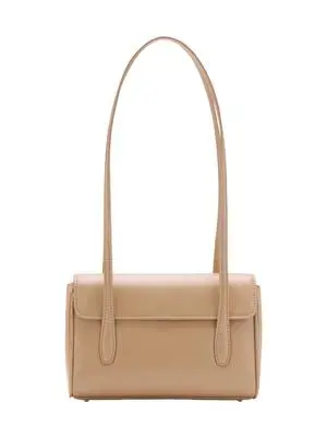Mango Amadora Mini Shoulder Bag - Medium Brown