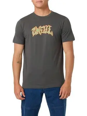 O'Neill Counselor Classic Cotton Graphic T-shirt - Dark Shadow