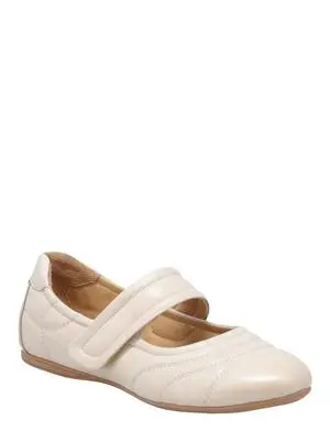 Miz Mooz Karin Leather Mary Jane Flat - Latte
