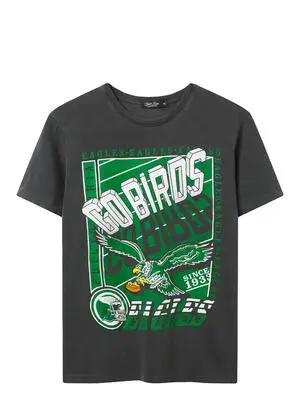 Junk Food Philadelphia Eagles Go Birds Cotton Graphic T-shirt - True Black