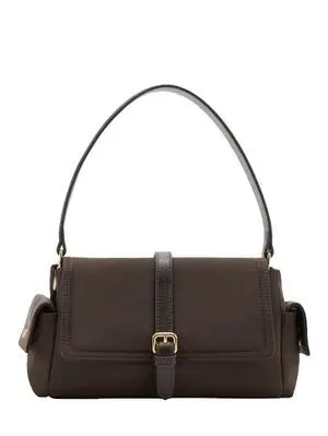 Mango Nuovo Shoulder Bag Chocolate