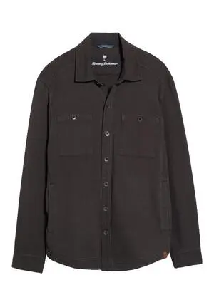 Tommy Bahama Ben And Terry Coastal Shirt Jacket - Coal