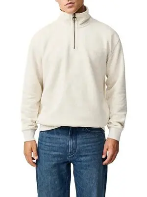 Rodd & Gunn Newfield Quarter Zip Pullover - Oat