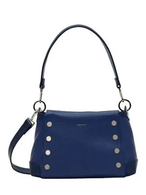 HAMMITT Bryant Medium Leather Crossbody Bag - Power Lunch/silver