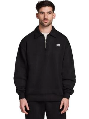 HERA Collective 1/4 Zip Relaxed Sweatshirt - Black