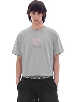AELFRIC EDEN Heart Graphic Tee Grey
