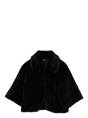 Echo Blair Sheared Mink Faux Fur Jacket - Black