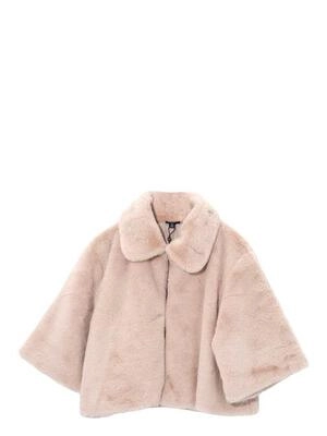 Echo Blair Sheared Mink Faux Fur Jacket - Chai