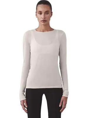 ARTEMIS DICIERO Dasha Longsleeve Bone