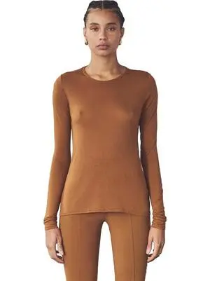 ARTEMIS DICIERO Dasha Longsleeve - Caramel