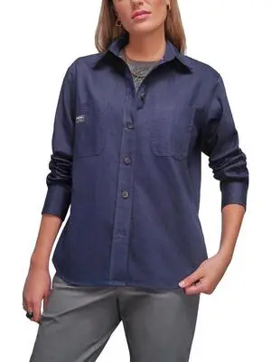 WILDFANG Essential Long Sleevde Button Up