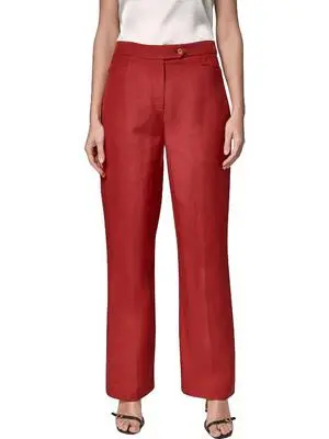 DONNA KARAN NEW YORK Straight Leg Pants