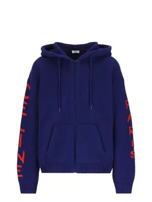 Celine Logo Wool Hoodie - Multicolor