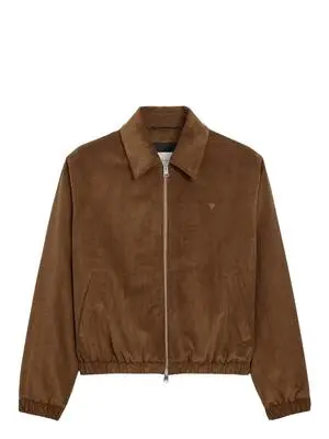 AMI Paris Ami Paris Men Velvet Cotton Blouson Jacket Multicolor