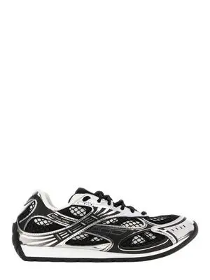 Bottega Veneta Bottega Veneta Men Orbit Bottega Veneta Technical Mesh Sneakers In A Bicolor Design Black