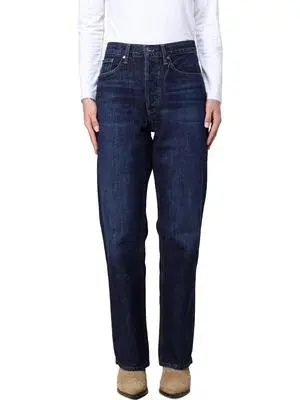 AGOLDE Lana High-waisted Straight Jeans In Cotton With Five Pockets