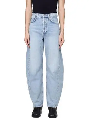 AGOLDE High-waisted Baggy Jeans In Regenerative Cotton With Five Pockets - Denim