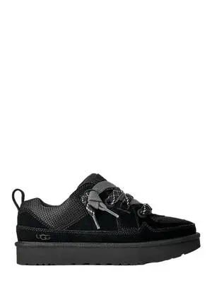 UGG Lo Lowmel Suede/textile/recycled Materials Shoes Black