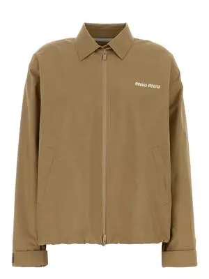 Miu Miu Recycled Technical Fabric Overshirt - Multicolor