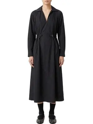 Max Mara Max Mara Women Max Mara Cotton Chemisier Dress Black