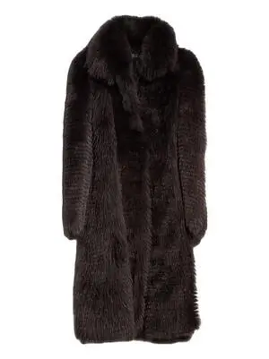 Gucci Long Hair Shearling Coat Ready-to-wear - Brown