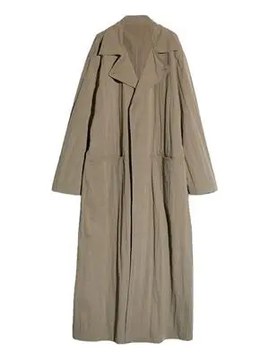 Gucci Washed Matte Nylon Trench Coat Ready-to-wear - Grey