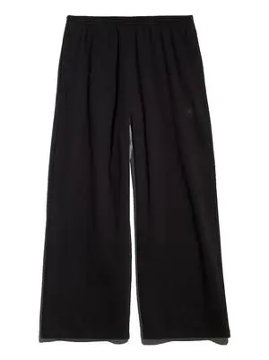 Gucci Cotton Cashmere Jersey Leisure Pants - Black