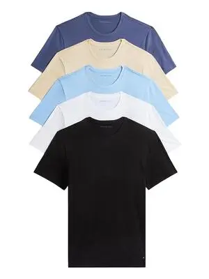 Tommy Hilfiger Cotton Classics Crewneck Undershirt 5-pack - Ivory