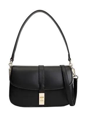 Tommy Hilfiger Monogram Turnlock Crossbody Bag - Black