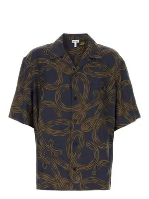 Loewe Loewe Paula's Ibiza Men Printed Silk Paula S Ibiza Shirt Multicolor