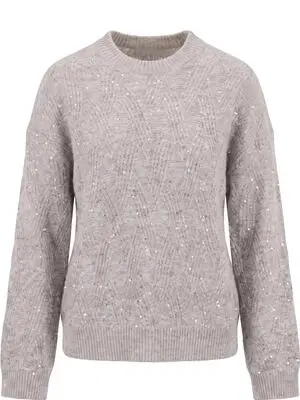 Peserico Round Neck Sweater - Multicolor