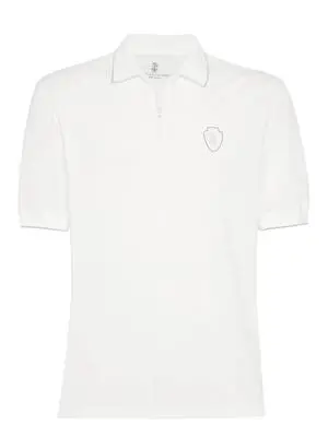 Brunello Cucinelli Piquet Polo Shirt - Multicolor
