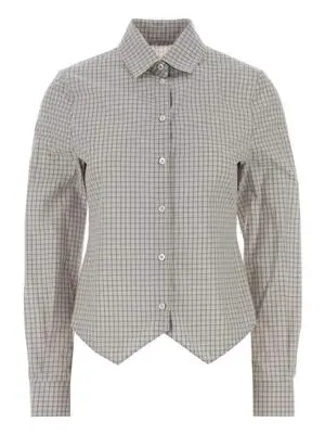 MAISON MARGIELA Embroidered Cotton Shirt - Multicolor