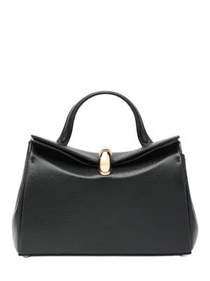 Jacquemus Jacquemus Handbag Le Petit Valerie In Black Goat Leather Women Black
