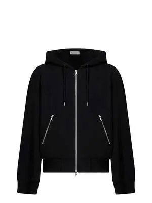 Dries Van Noten Oversized Zip-up Hoodie - Black