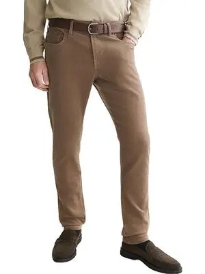 Scotch & Soda Ralston Cotton Blend Regular Fit Pants - Walnut