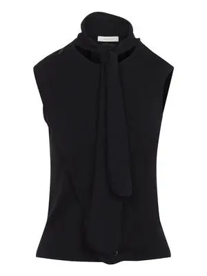 LEMAIRE Asymmetrical Vest - Black