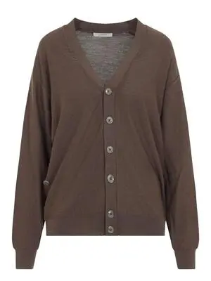 LEMAIRE Lemaire Relaxed  Twisted Cardigan Unisex Multicolor