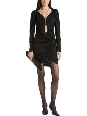 BALMAIN Draped Flowing Jersey Dress