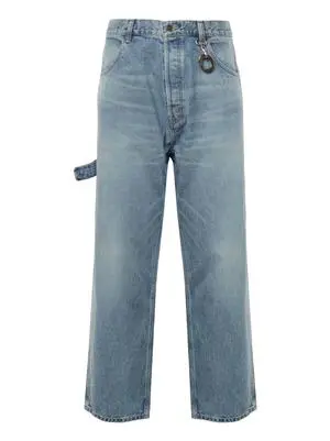 Celine Wide-leg Denim Jeans - Multicolor