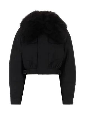 Dsquared2 Cotton Blend Padded Jacket - Black