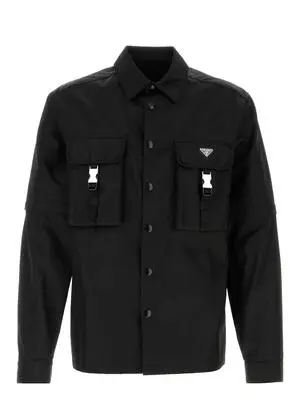 Prada Re-nylon Shirt - Black
