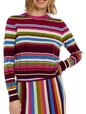Chinti & Parker Merino Stripe Sweater - Multi