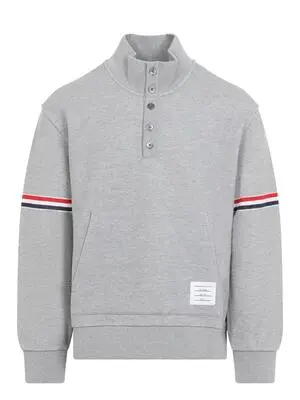 Thom Browne Funnel Neck Pullover - Gray
