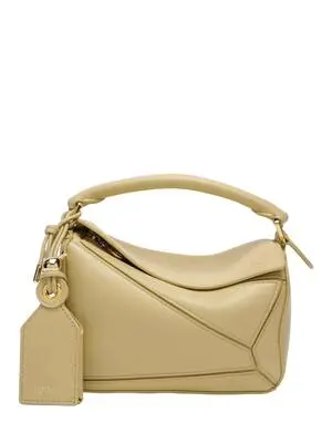 Loewe Loewe Puzzle Featherlight Bag In Butter-Coloured Nappa Leather Women Cream
