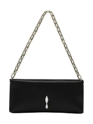 CHRISTIAN LOUBOUTIN Maykimay Clutch Bag In Neoprene - Black