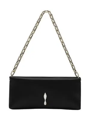 CHRISTIAN LOUBOUTIN Maykimay Clutch Bag In Neoprene - Black