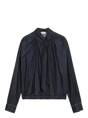 Dries Van Noten Dark Indigo Denim Shirt - Blue