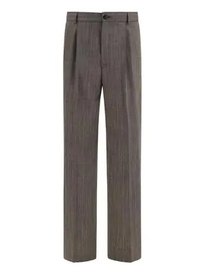 Dries Van Noten Dries Van Noten Men Penrud Straight-Leg Pants Gray