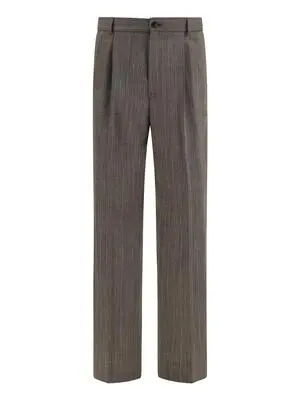 Dries Van Noten Penrud Straight-leg Pants - Gray